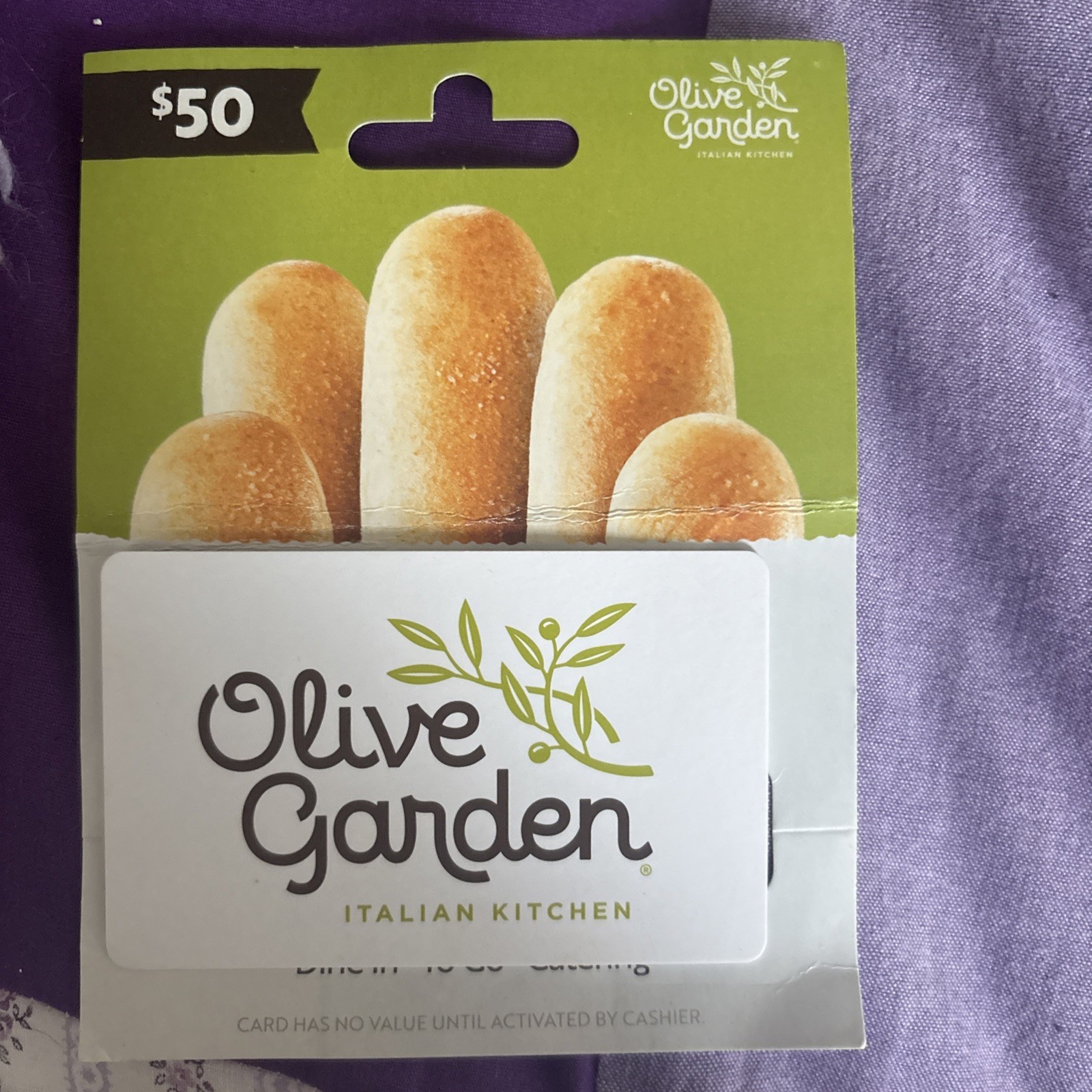 Darden Restaurants Olive Garden Gift Card $50 | eBay