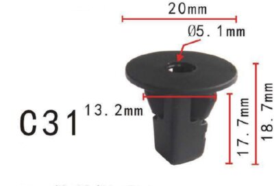 20pcs Fit Toyota 9018906013 Screw Grommet - Autobahn88 | eBay