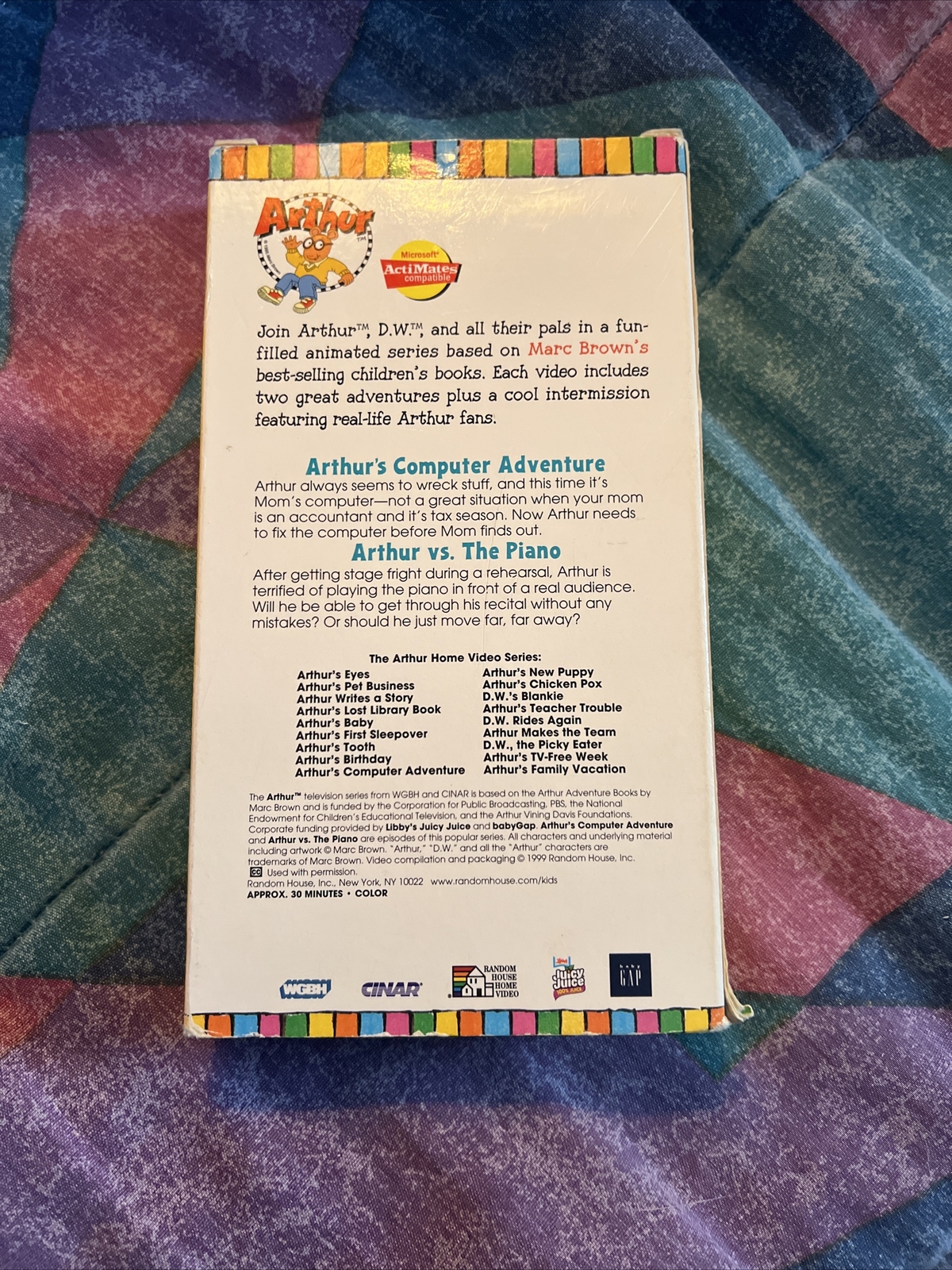 Arthur - Arthurs Computer Adventure (VHS, 1999) for sale online | eBay