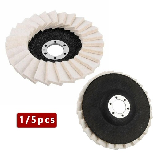 Efficient Wool Buffing Wheel 125mm 5 for Smooth Metal Surface Finishing ...