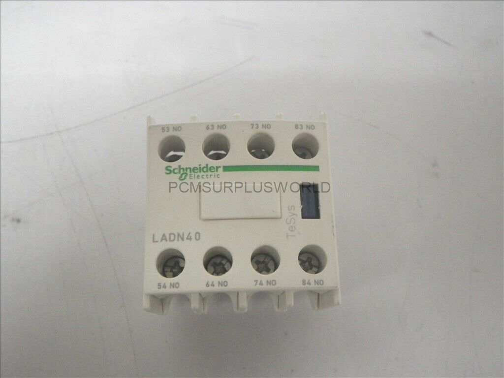 Schneider+Electric+LADN40+Auxiliary+Contact+Block+4no for sale online ...