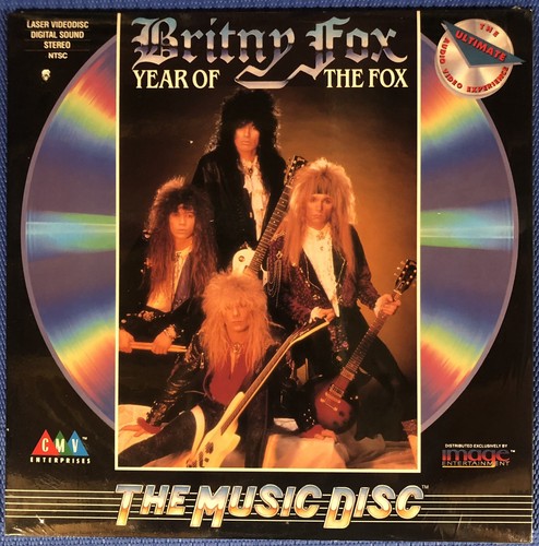 Britny Fox Year Of The Fox Laserdisc - Untested Excellent Condition | eBay