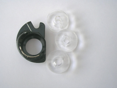 SINGER SEWING MACHINE APOLLO BOBBIN CASE AND 3 BOBBINS FOR SOME 400 ...