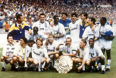 1992 CHARITY SHIELD LEEDS UNITED QUALITY TROPHY PHOTO PRINT UTD LUFC ...