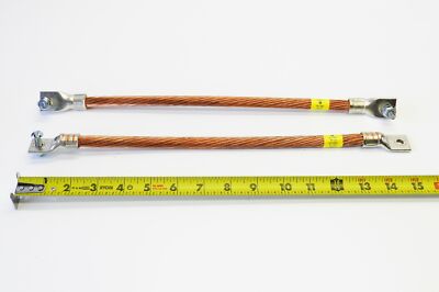 Lot of 2 Cooper B-Line 99-30 3/0 AWG Copper Bonding Jumpers, 16824, 15 ...