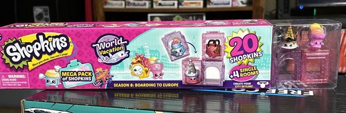 Shopkins World Vacation Season 8 - Mega Pack Shimmering Snow Globes | eBay