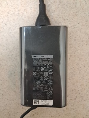 Dell DA65NM130 65W Slim Power Adapter with Power Cord and AC Duckhead ...
