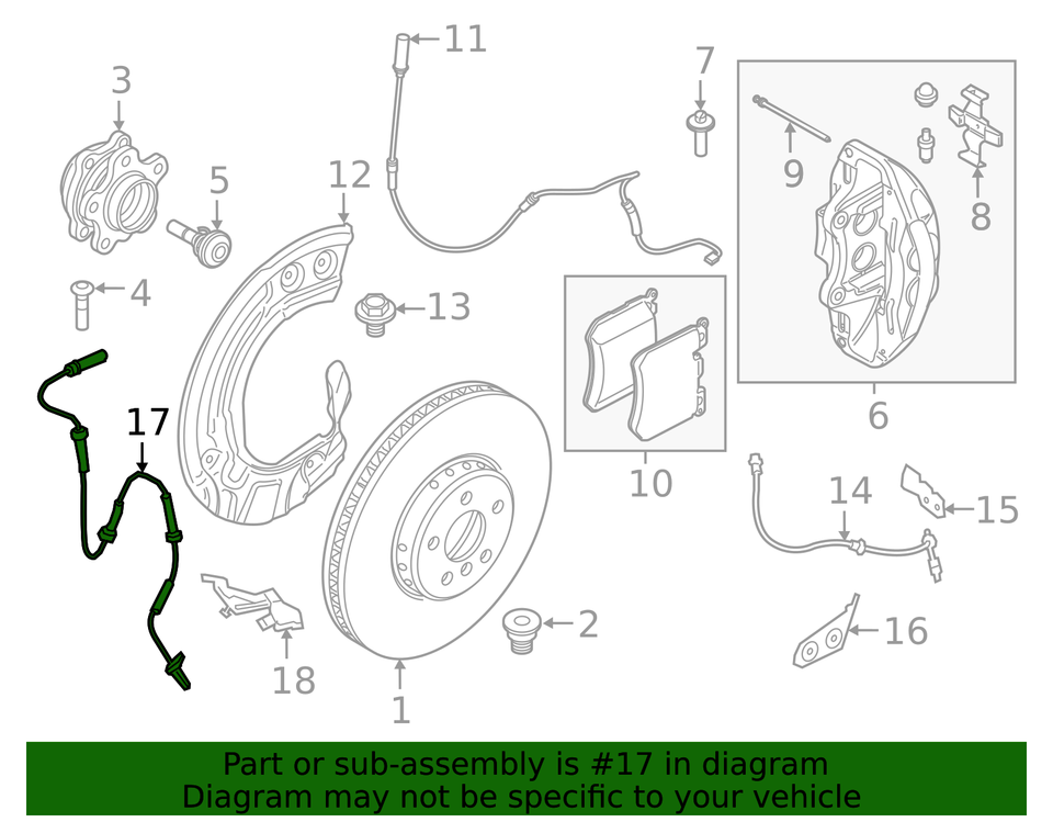 Genuine BMW ABS Sensor 34526895655 | eBay