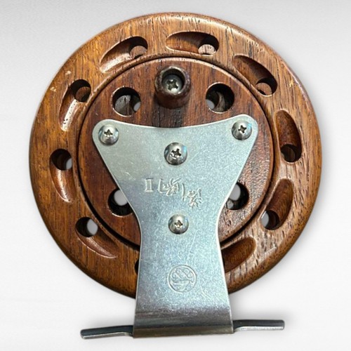 Olimpic Falling Pieces II Black Sea Bream Reel Wooden Fishing Gear Used ...