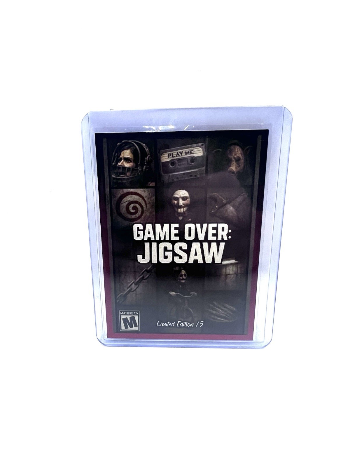 Game Over Jigsaw Limited To 5 Non Licensed Novelty Card Horror | eBay