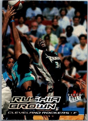 2000 -Rushia Brown- Fleer Ultra Autograph/Signed/Auto Basketball Card ...