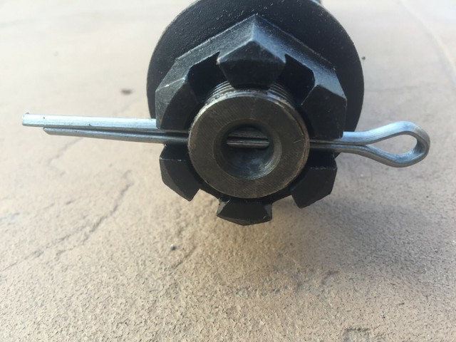 120050 Rotary Cutter Castle Nut and Cotter Pin 1"-14 Universal Fit for ...