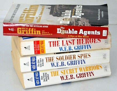 Lot of 4 MEN AT WAR Series by W.E.B.Griffin SB Books Secret Soldier ...