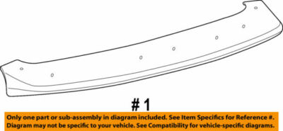 76085-60030-C0 Toyota Spoiler sub-assy, rear 7608560030C0, New Genuine ...