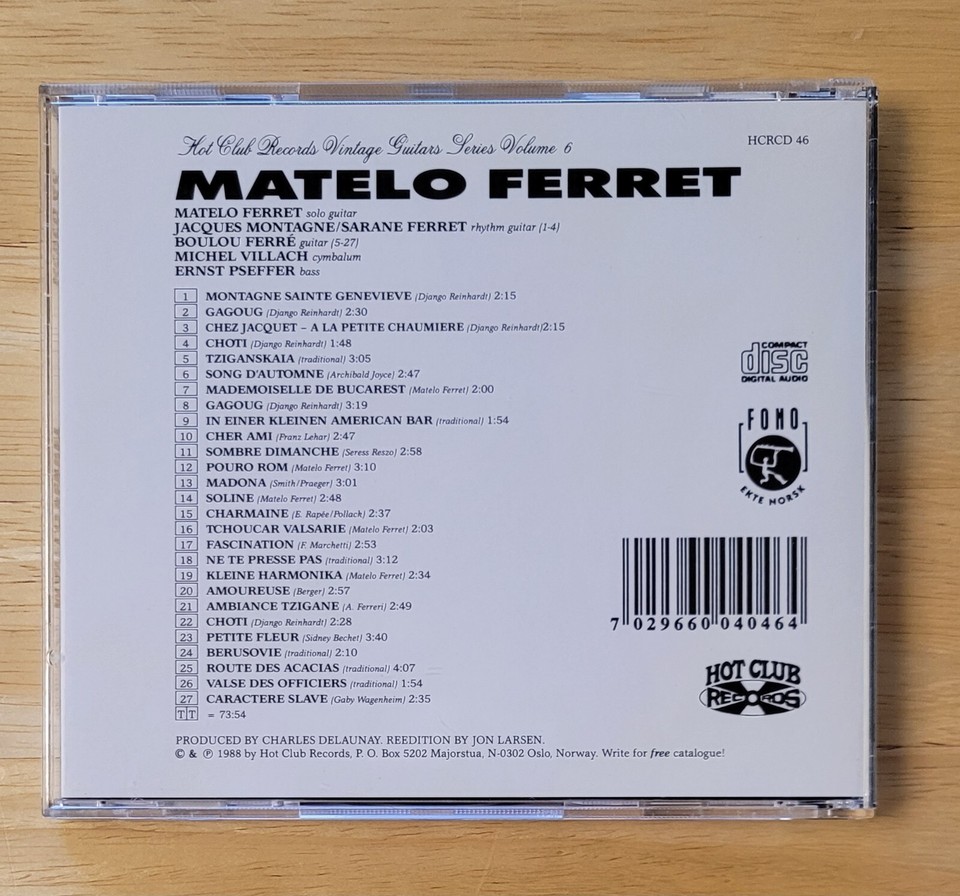 Matelo Ferret : Tziganskaia and Other Rare Recs. 1960-78 Import CD ...
