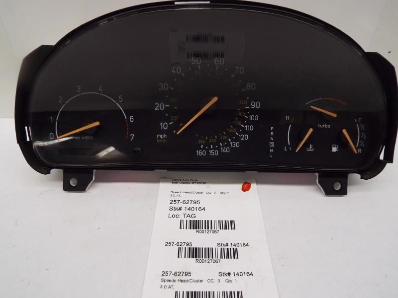 Speedometer Cluster MPH 4 Cylinder B235 Engine Fits 03 SAAB 9-5 127067 ...