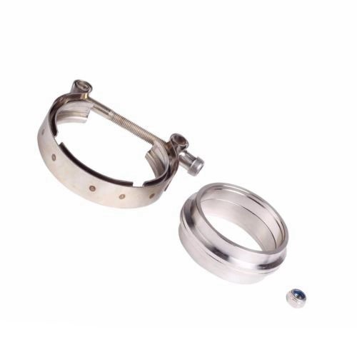 4 Inch 4" V Band Clamp 304 Stainless Steel For Flanges Exhaust Pipes ...