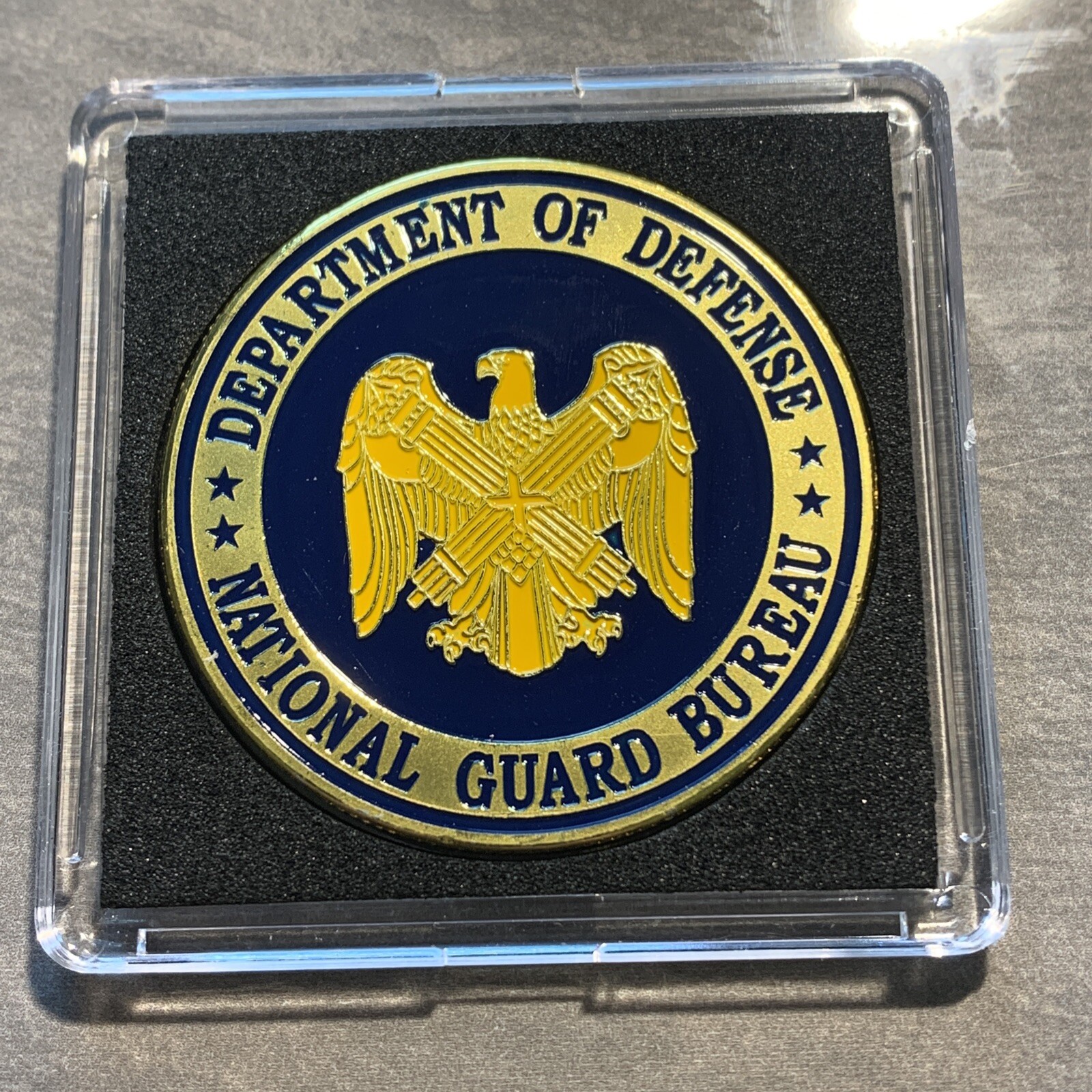 NATIONAL GUARD BUREAU Challenge Coin United States DOD with Case | eBay