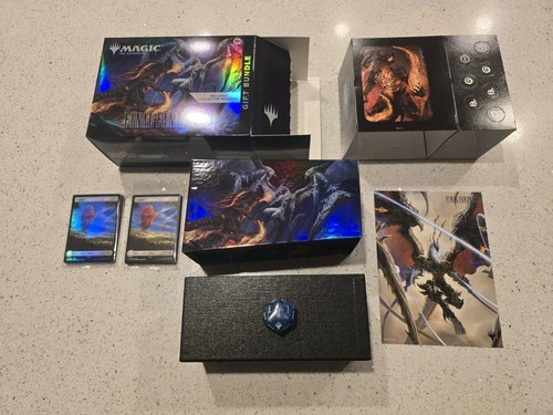 Magic The Gathering Final Fantasy Gift Bundle Dice Lands Card Box No ...