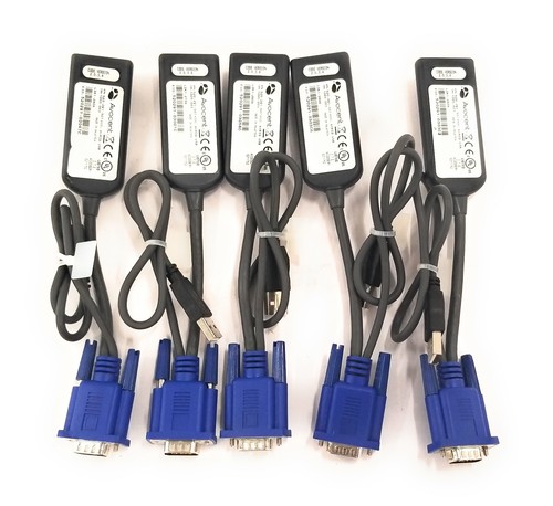 Lot of 5 Avocent AVRIQ-USB KVM Switch Module Cables USB VGA 520-291-507 ...