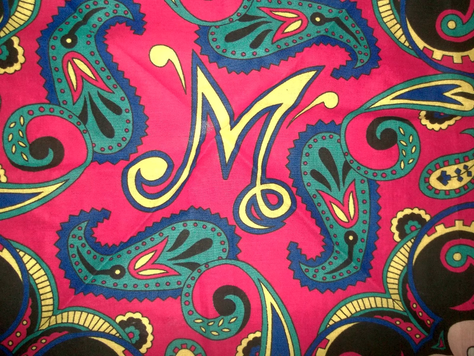 Vintage Disney MickeyMouse Bandana Handkerchief Scarf USA 80s *NWOTS ...