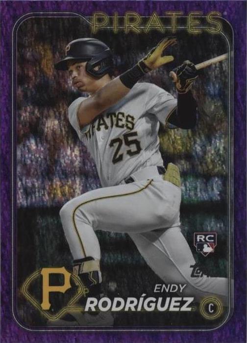 2024 Topps Series 1 - Endy Rodriguez #3 Purple Holofoil /799 (RC) for ...