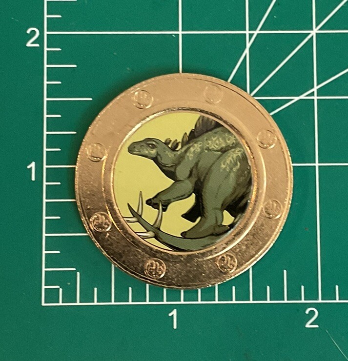 Jurassic World Frankford Candy Dinosaur Token Coin | eBay