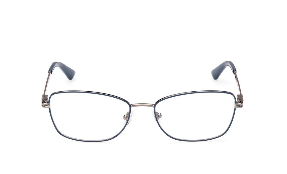 GUESS GU2940 Shiny Blue 090 Metal Optical Eyeglasses Frame 54-17-140 GU ...