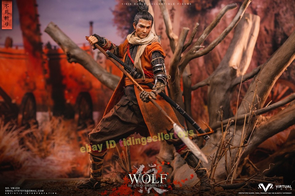 VTS TOYS Sekiro The Wolf of Ashina Japanese Samurai 1/6 Action Figure ...
