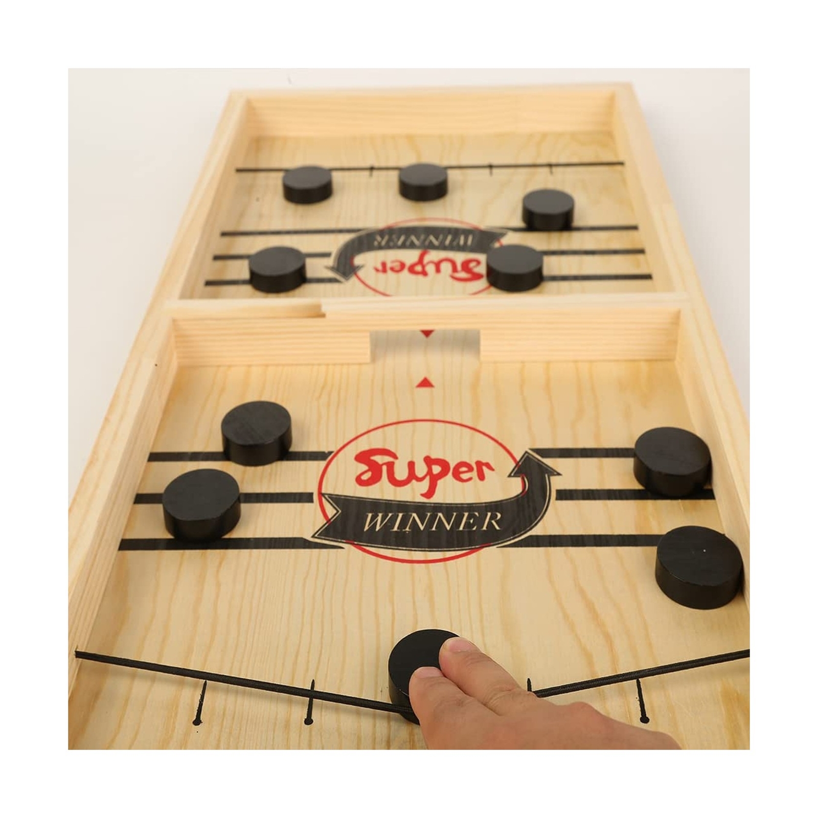Fast Sling Puck Game Large Size Hockey Melightful Pass Puck Game Board ...