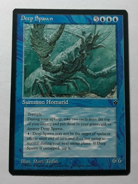 MTG Deep Spawn Fallen Empires 17 Regular Uncommon for sale online | eBay