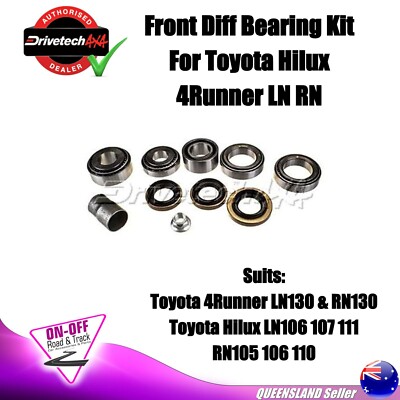 Drivetech 4x4 DT-DBK7H - Front Diff Bearing Kit For Toyota Hilux 4 ...