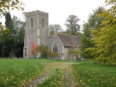 Photo 12x8 St. Nicholas; the parish church of Thelnetham Most of this ...