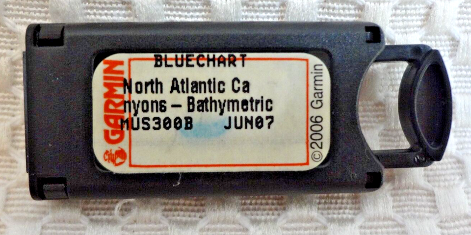 Garmin BlueChart NORTH ATLANTIC CANYONS BATHYMETRIC MUS300B Data Card ...