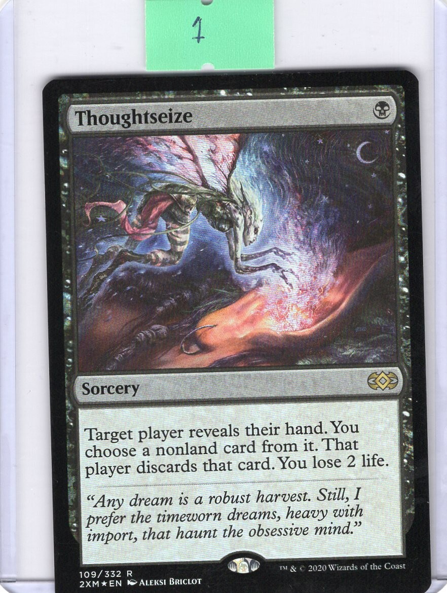 Thoughtseize FOIL - Double Masters Magic the Gathering | eBay