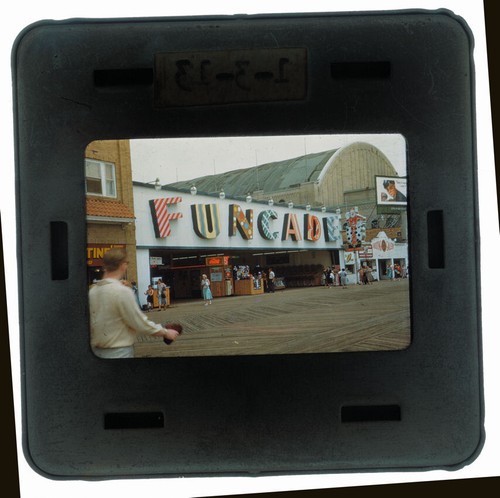 Vintage 1948-49 FUNCADE 35mm Color Slide,Atlantic City Arcade,Original ...