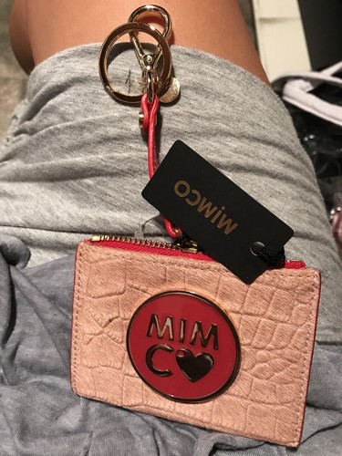 💖 Mimco Safari Swoon Wallet Handbag Keychain Keyring + Mimco Dust Bag ...