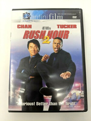 Rush Hour 2 (DVD, 2001, Widescreen, Infinifilm) Jackie Chan Chris ...