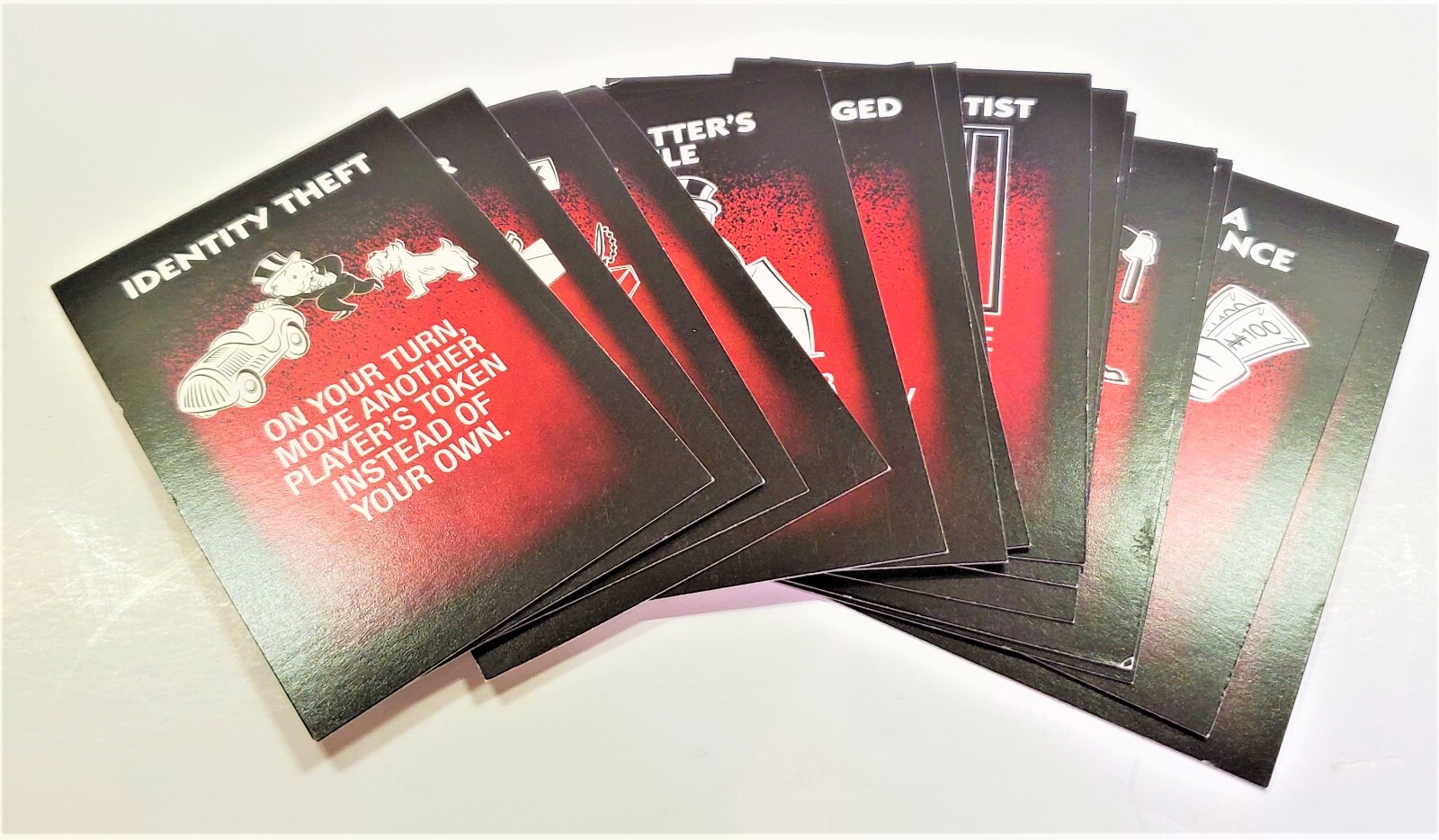 Monopoly CHEATERS Edition Game Set Of Cheat Cards Replacement Parts ...