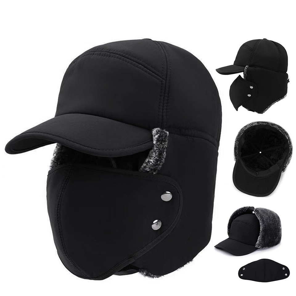 Wintercap Kälteschutz Ohrwärmer Wintermütze Mütze mit Mundstücke ...