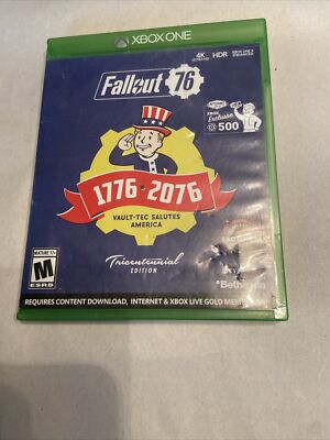 Fallout 76 Tricentennial Edition (Microsoft Xbox One, 2018) 1776 2076 ...