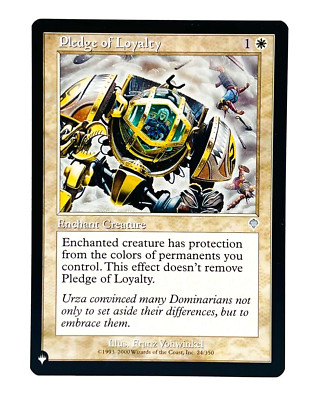 MTG Pledge of Loyalty 24/350 The List - Invasion | eBay