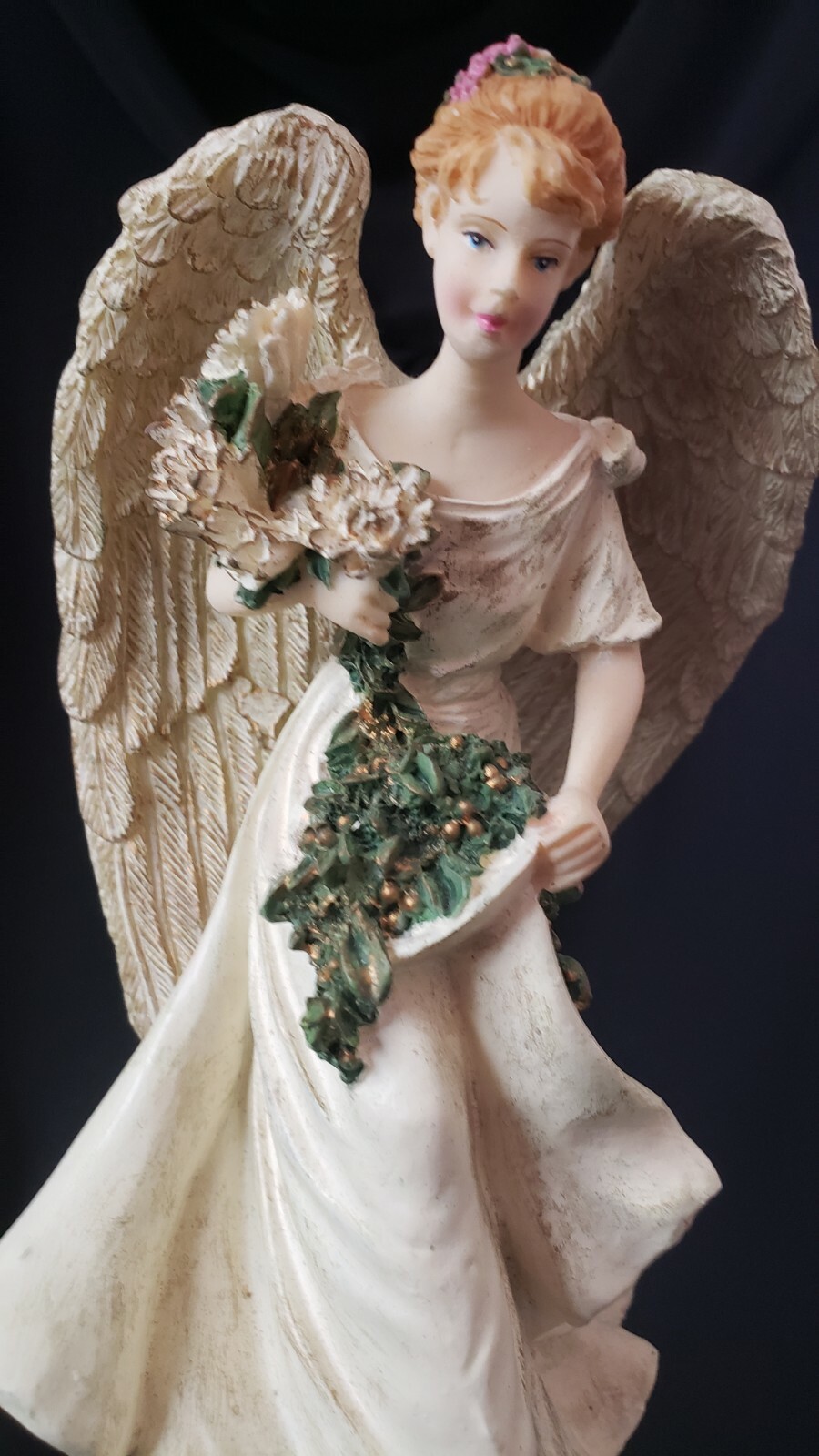 Christmas Music Box "The First Noel" Angel Statue 9" | eBay