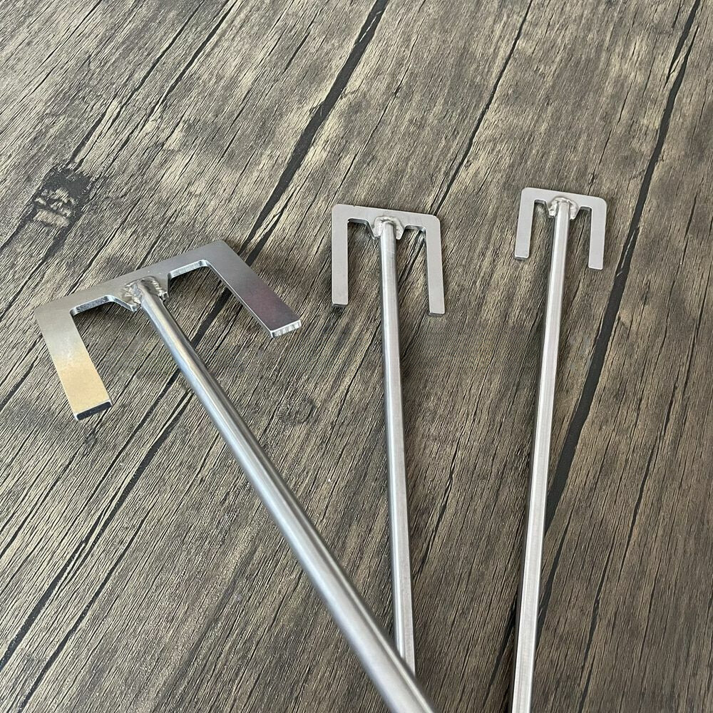 Blade Paddle E-type Leaf Stainless Steel Stirrer Rod Lab Mixing Tools ...