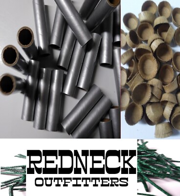 Pyro Tube Supplies Large Silver Salute 3/4 x 3-1/2 w/ kraft plugs 10ct ...