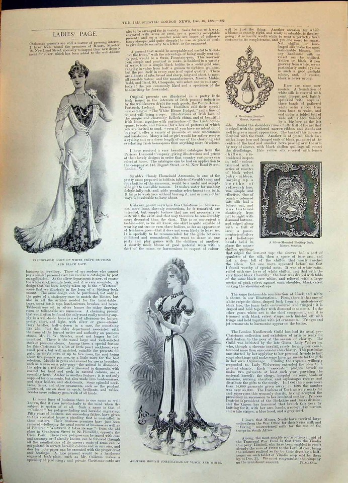 Old 1899 Winter Scene Hunting Shooting Birds Ladies Fashion Dress Cre ...