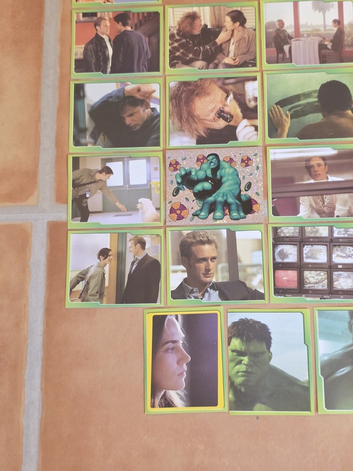 50 x 2003 HULK STICKERS - MAGIC BOX INT - UNUSED COLLECTABLE STICKERS ...