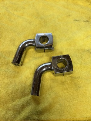 Harley Davidson Bar Risers With Pull Back 1in | eBay