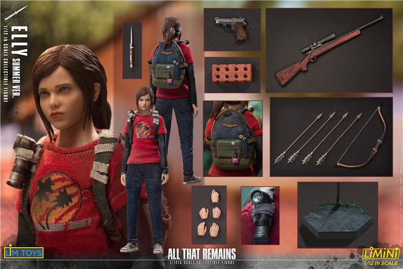 Limtoys The Last of US 1/12 Soldier Joel Ellie Action Figure Set Model ...