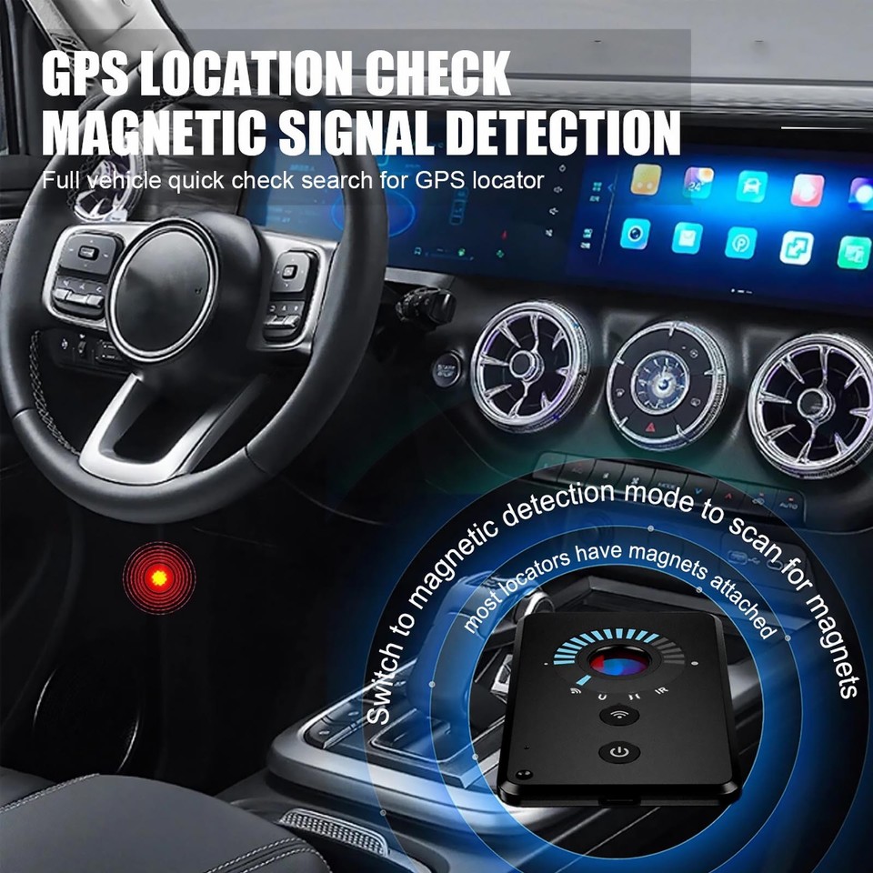 New Wireless Anti-Spy Camera RF Detector Scanner with Vibration Alarm ...
